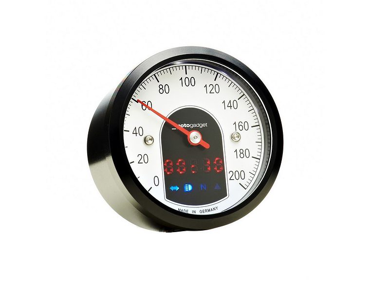 JAX Garage: Motogadget Motoscope Tiny - Analogue Dashboard
