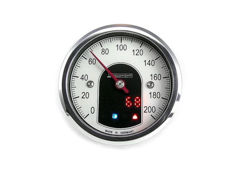 JAX Garage: Motogadget Motoscope Tiny - Analogue Dashboard