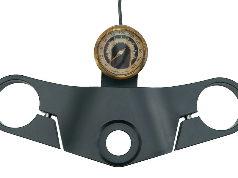 JAX Garage: Custom motogadget Speedometer mounting brackets
